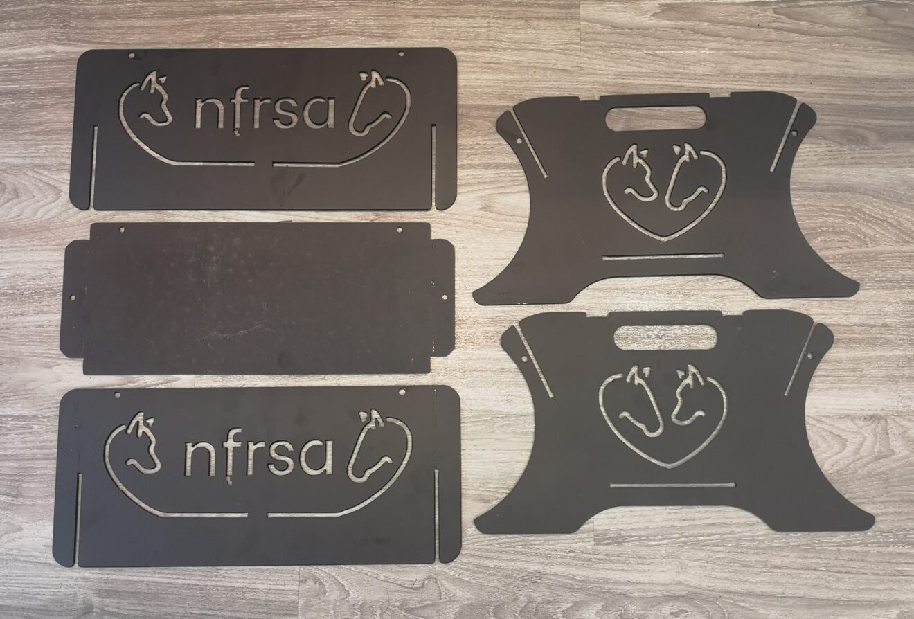 Fold up Fire Pit / Wood Burner & BBQ - Kyeburn